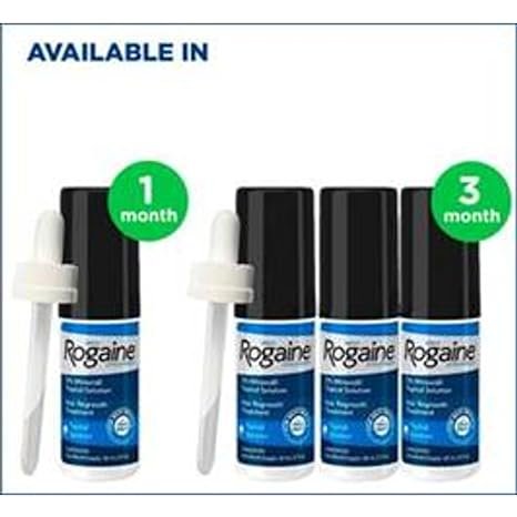 Men's Rogaine Extra Strength 5% Minoxidil Topical Solution : Top Hair ...